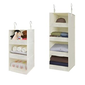 granny says bundle of 1-pack hanging organizer closet & 1-pack hanging closet organizer