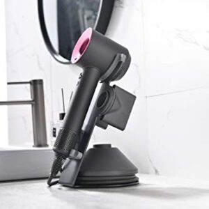 I'SMARTMOON Hair Dryer Holder for Dyson Supersonic, Aluminum Alloy Bracket Power Plug Holder, Bathroom Organizer for Dyson Supersonic hairdryer Care Tools…