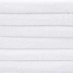 Utopia Towels Cotton Washcloths Set - 100% Ring Spun Cotton, Premium Quality Flannel Face Cloths, Highly Absorbent and Soft Feel Fingertip Towels (24 Pack, White)