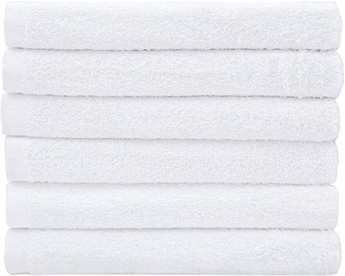 Utopia Towels Cotton Washcloths Set - 100% Ring Spun Cotton, Premium Quality Flannel Face Cloths, Highly Absorbent and Soft Feel Fingertip Towels (24 Pack, White)