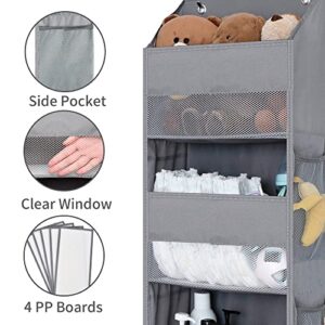 GRANNY SAYS Bundle of 1-Pack Over The Door Closet Organizer & 1-Pack Hanging Closet Organizer