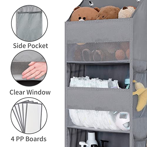 GRANNY SAYS Bundle of 1-Pack Over The Door Closet Organizer & 1-Pack Hanging Closet Organizer