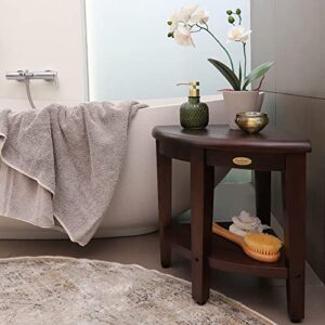 Decoteak Teak Corner Shower Bench (Non Assembled)