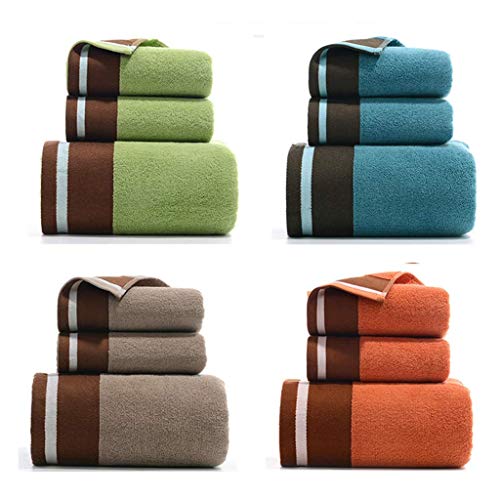 3 Piece Bathroom Towel Set, Grey Bath Towel Sets Cotton Bath Towels Set Bathroom Towels Soft Shower Towels Bathroom Sets Body Towels Hand Decorative Hotel Towel Luxury Hand Towels for Bathroom