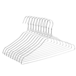 mr. pen- wire hangers, 10 pack, metal hangers, wire hangers for clothes, wire coat hangers, metal clothes hanger, silver hangers, shirt hangers, slim hangers, thin hangers, standard hangers