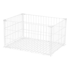 iris usa wco-ll modular wire stacking storage, extra large