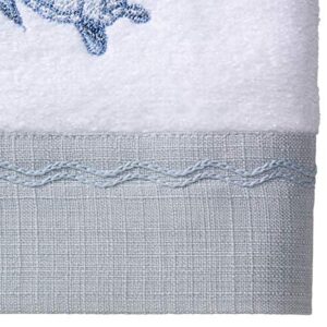 Avanti Linens - Hand Towel, Soft & Absorbent Cotton Towel (Caicos Collection, Optic White)