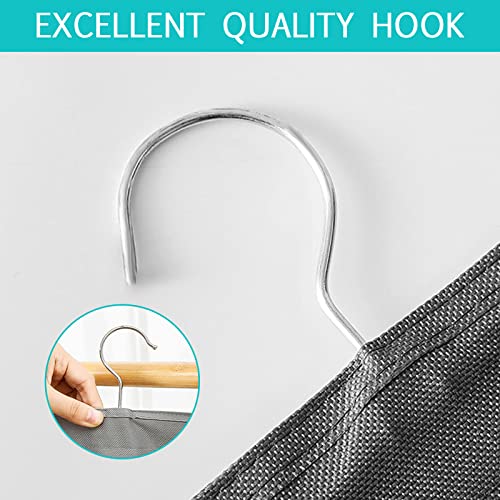 Yllshengyu Bra Organizer Hanging Double Sided With Metal Hanger Mesh Pockets for Storage Bag for Bra Socks Underwear Underpants