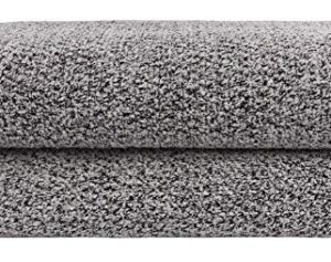 Everplush Diamond Jacquard Bath Towel Set, 2 Pack, Gray