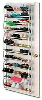 COLIBROX Trade Shop Over-The-Door Shoe Rack 36 Pairs forWall Hanging Closet Organizer Storage Stand