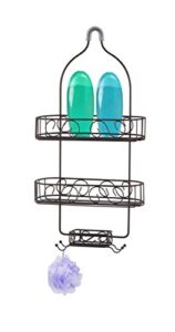 home basics sc10659 bronze shower caddy