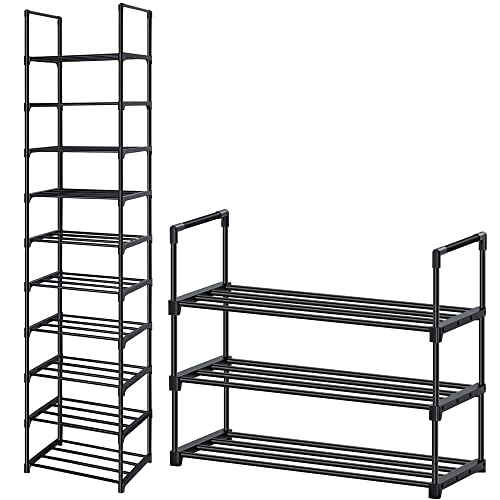 OYREL Shoe Rack, Sturdy Metal Shoe Rack Organizer,Narrow Shoe Rack,Shoe Racks for Closets,Shoes Rack,Shoe Stand,Shoe Shelf