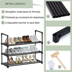 OYREL Shoe Rack, Sturdy Metal Shoe Rack Organizer,Narrow Shoe Rack,Shoe Racks for Closets,Shoes Rack,Shoe Stand,Shoe Shelf