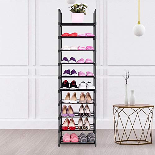 OYREL Shoe Rack, Sturdy Metal Shoe Rack Organizer,Narrow Shoe Rack,Shoe Racks for Closets,Shoes Rack,Shoe Stand,Shoe Shelf