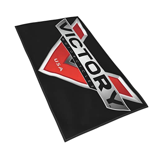 NEWCREATEES Towels Victory Company Motorcycles Hand Towel Highly Absorbent Small Bath Towel Home Bathroom Decorations for Bathroom, Hand, Face, Gym 16"x27.5"