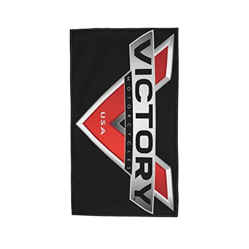 NEWCREATEES Towels Victory Company Motorcycles Hand Towel Highly Absorbent Small Bath Towel Home Bathroom Decorations for Bathroom, Hand, Face, Gym 16"x27.5"