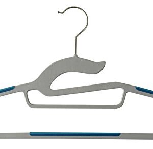 Jeronic P3500M 30 Pack Light-Weight Non-Slip Durable Clothes Plastic Hangers Various Perfect for Pants, Dress, Jacket, Underwear and Shirt, 5 Mixed Color 01, 30 Count