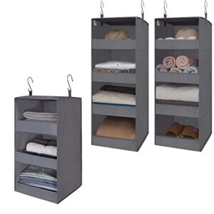 granny says bundle of 2-pack hanging storage organizers & 1-pack hanging closet organizer