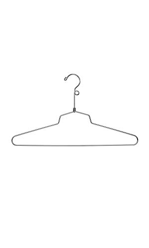 Metal Dress Hangers (16 inch Chrome Hanger) - Case of 100