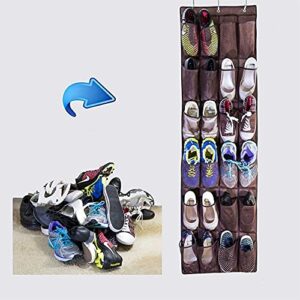 GUAGLL Home Storage Bag 24 Pockets Creative Household Door Wall-Mounted Storage Bag for Toys Socks Shoes