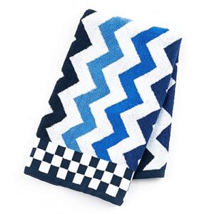 mackenzie-childs royal zig zag hand towel