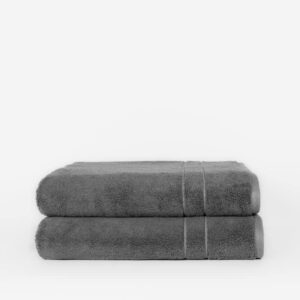 cozy earth charcoal bath sheets