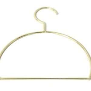 NFEGSIYA Hangers 10pcs/lot Multifunctional Scarf Belt Round Clothes Hangers Iron Round Hangers Creative Scarf Hangers Metal Round Hanger (Color : Gold)