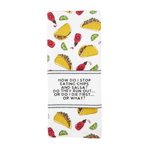 Mud Pie Fiesta Hand Towel, Chips, 16.5" x 26"