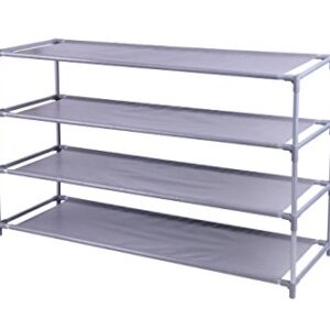 Home Basics 20 Pair Non-Woven Shoe Rack (4-Tier Wide)