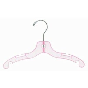 pink plastic dress hanger 12" (pack of 25) servicrt clotheshanger hangers clothes hangers clothing hangers hanger rack storage hangers closet clothes organizer hangers for clothes