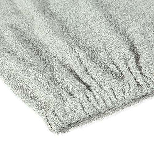 ERINA Bath Wrap Cotton Towel Bathrobe, Women's Body Wrap Towel For Shower, Adjustable Strap, Durable, Absorbent, Body Towel Wrap For Home, Hotel, Salon and Spa (Grey)