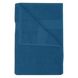 TOALLA 100% Cotton Bath Sheet Set Pack of 2|600 GSM|Soft Bath Sheets|Oversized Bath Towel|Quick Dry Bath Sheet|Absorbent Bath Sheet|Bath Sheets Spa Hotel|35x70 in|Free 100% Cotton Hair Wrap|Blue Opal