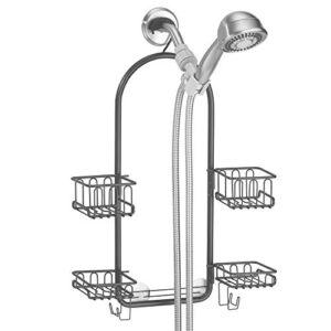 iDesign Classico Shower Caddy, Graphite