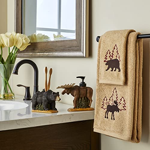 SKL Home by Saturday Knight Ltd. Timberline Hand Towel,Wheat