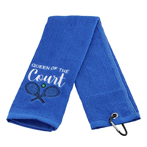 Queen of The Court Towel Tennis Player Towel Tennis Lover Towel Tennis Athletes Coach Gift (Queen of The Court T)