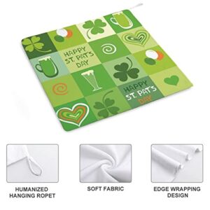 Lurnise Hand Towel Happy St.Patrick's Day Hand Towels Dish Towel Lanyard Design for Bathroom Kitchen Sports