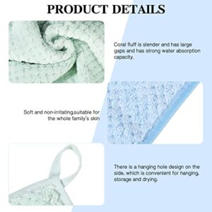 Set of 24 Hanging Hand Towels Hand Dry Towels for Kitchen Bathroom with Hanging Loop Soft Absorbent Hand Dry Towels Washable Kitchen Towels Face Towels for Bathroom Hanging, 11.8 x 11.8 Inches