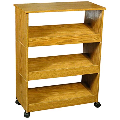 Venture Horizon 4219-33OA Oak Shoe Racks-3 with Top & Casters