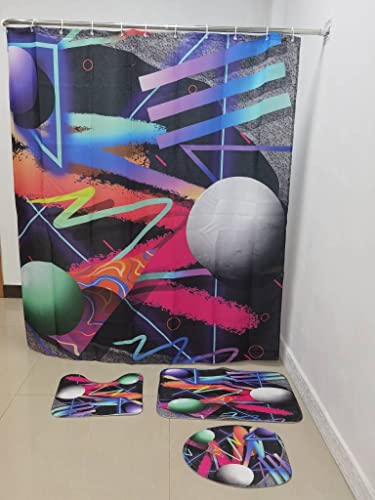 80's Retro Folder Art Bathroom Set