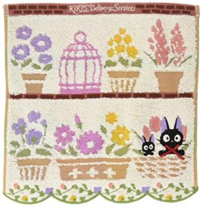 hand towel ghibli kiki's delivery service jiji 25 Ã— 25cm favorite flower