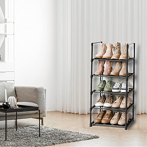 OYREL Shoe Rack, Sturdy Metal Shoe Rack Organizer,Narrow Shoe Rack,Shoe Racks for Closets,Shoes Rack,Shoe Stand,Shoe Shelf