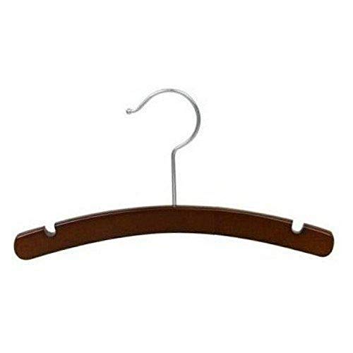 Only Hangers Walnut Wooden Baby 10" (50)