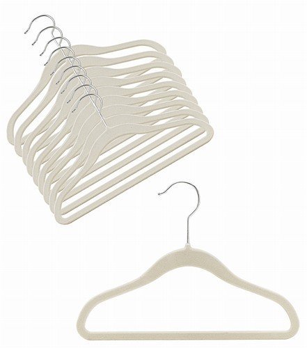 12" Childrens Linen Slim-Line Hanger