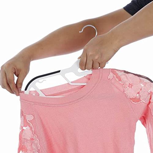 Heavy Duty Standard Plastic Hangers: Laundry Hangers Shirt Hanger Non Slip Clothes Hangers for Suits, Coats, Dress, Shirts, or Belts