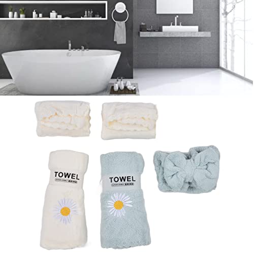 Bath Sheets Set Daisy Pattern Super Soft and Absorbent Bath Sheets Gift Box, Super Absorbent & Quick Dry, Multipurpose Use for Bathroom