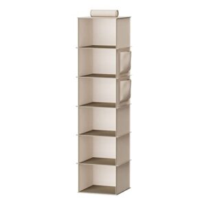 YOUDENOVA 6-Shelf Hanging Closet Organizer, 3-Shelf Closet Hanging Storage Shelves