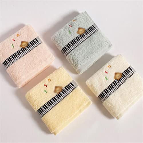 YLLWH Towel wash face Household Cotton Water Wipe Hair Hand Bath Couples Adults not Easy to Lose Hair (Color : A 4PS, Size : 50x25cm)