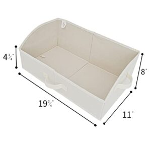 GRANNY SAYS Bundle of 1-Pack Hanging Clothing Organizer & 3-Pack Trapezoid Storage Bins