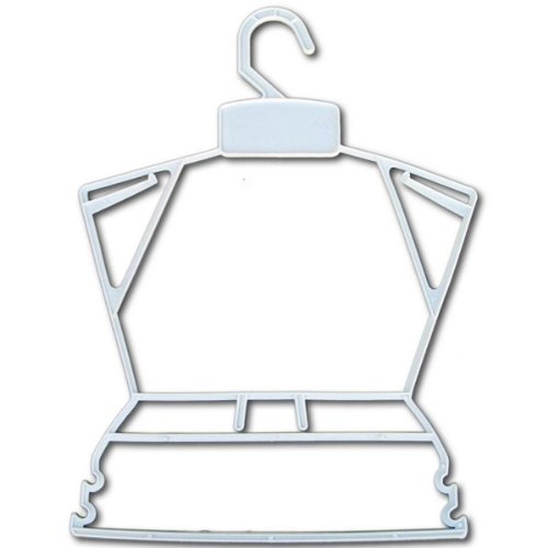 DisplayImporter Economical Children's Plastic Frame Hanger - Pack of 10