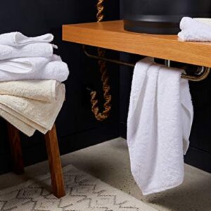 Coyuchi - Cloud Loom Organic Bath Sheet- Cozy, Soft, Luxurious Bath Towels - Undyed